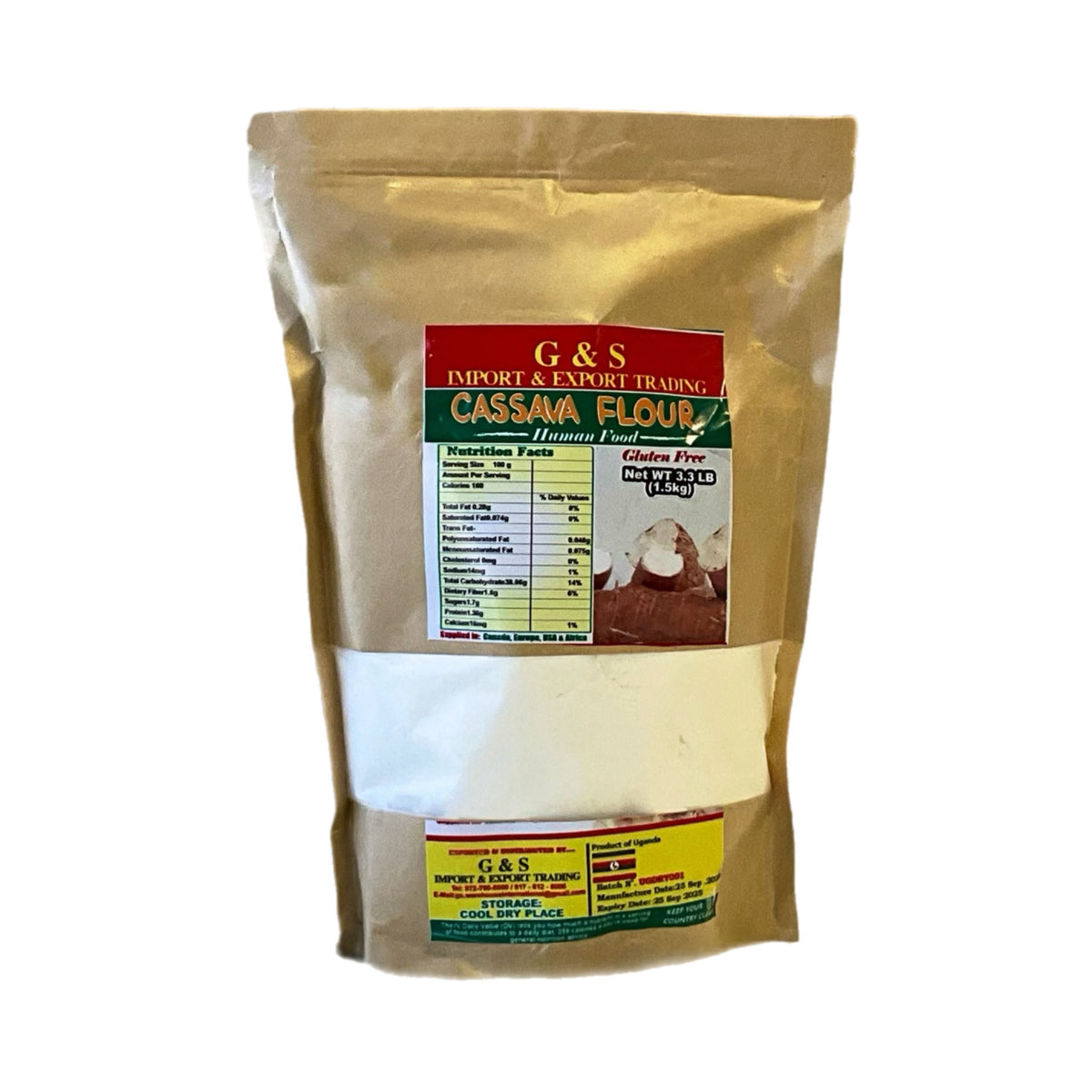 Cassava Flour 1.5kg - Product of Uganda – Mama Mata