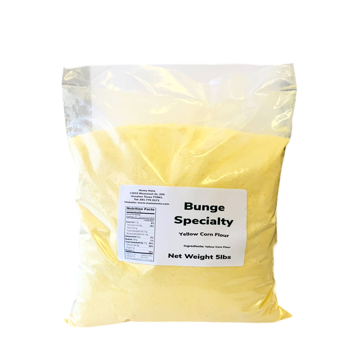 Bunge Specialty - Yellow Corn Flour 5lbs – Mama Mata