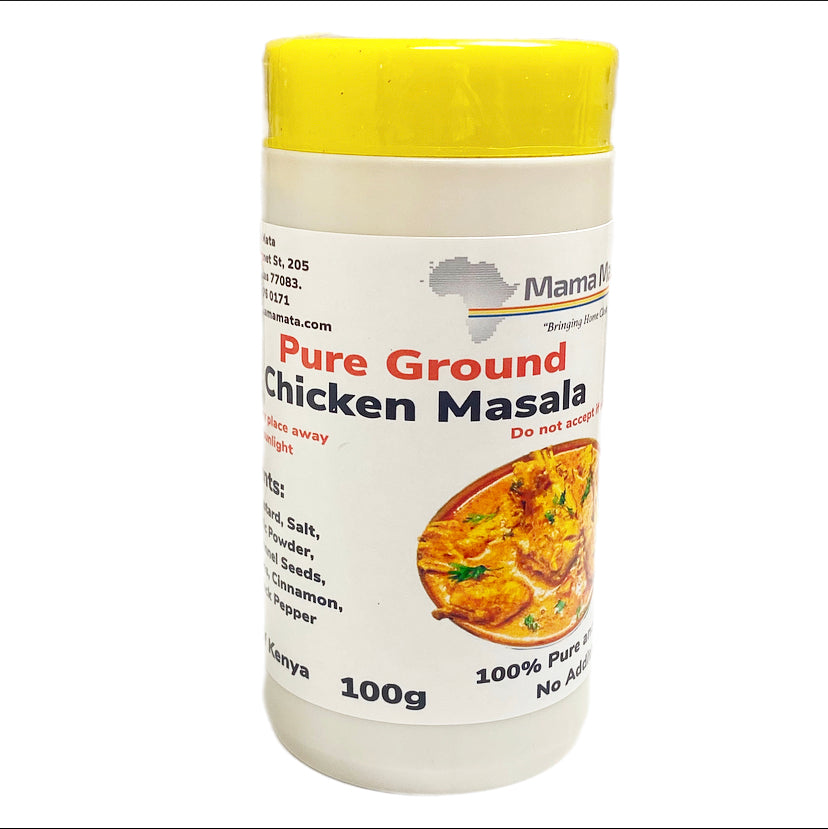 Pure Ground Chicken Masala 100gm - Product of Kenya – Mama Mata